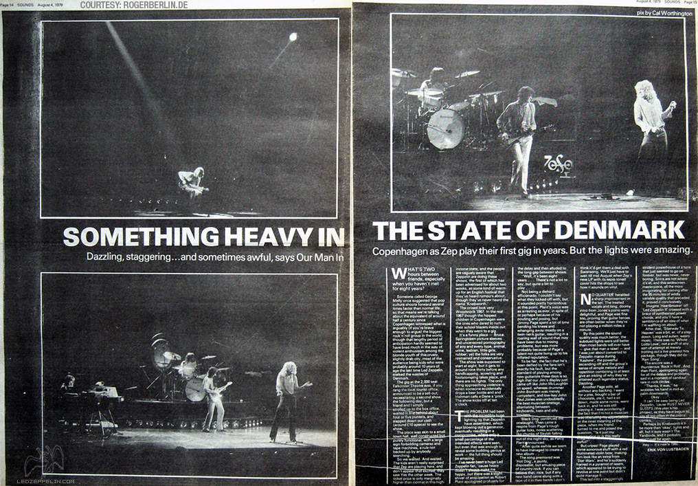 Led Zeppelin Copenhagen '79 - Heart of Markness