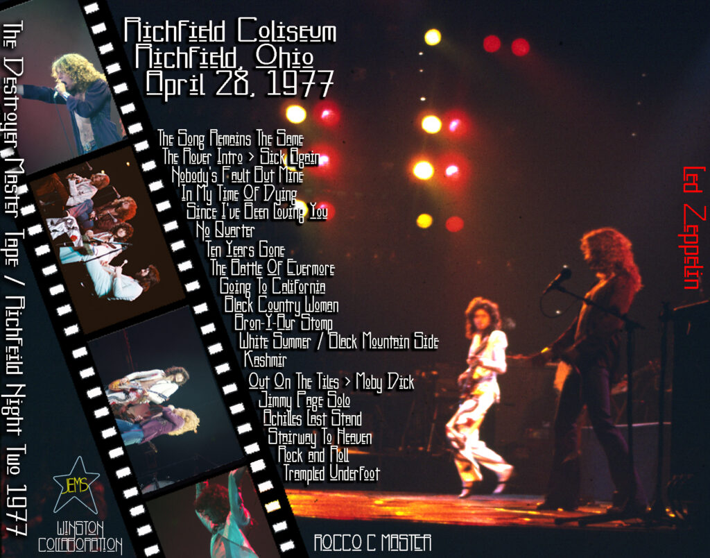 Led Zeppelin Cleveland 4/28/77 Part 3 - Heart of Markness